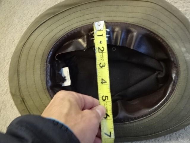 Vintage CC Filson Packer Hat Large Tin Cloth Waxed Cotton SIZE L BUT ...