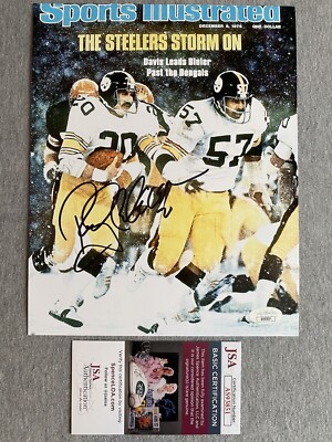 STEELERS ROCKY BLEIER AUTOGRAPH 8x10 SPORTS ILLUSTRATED 12/6/76 COVER ...