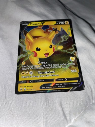 Pikachu V 043/185 Vivid Voltage Ultra Rare Pokemon Card | eBay