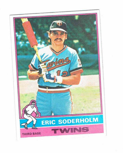 Eric Soderholm Minnesota Twins 3B #214 Topps 1976 #Baseball Card | eBay