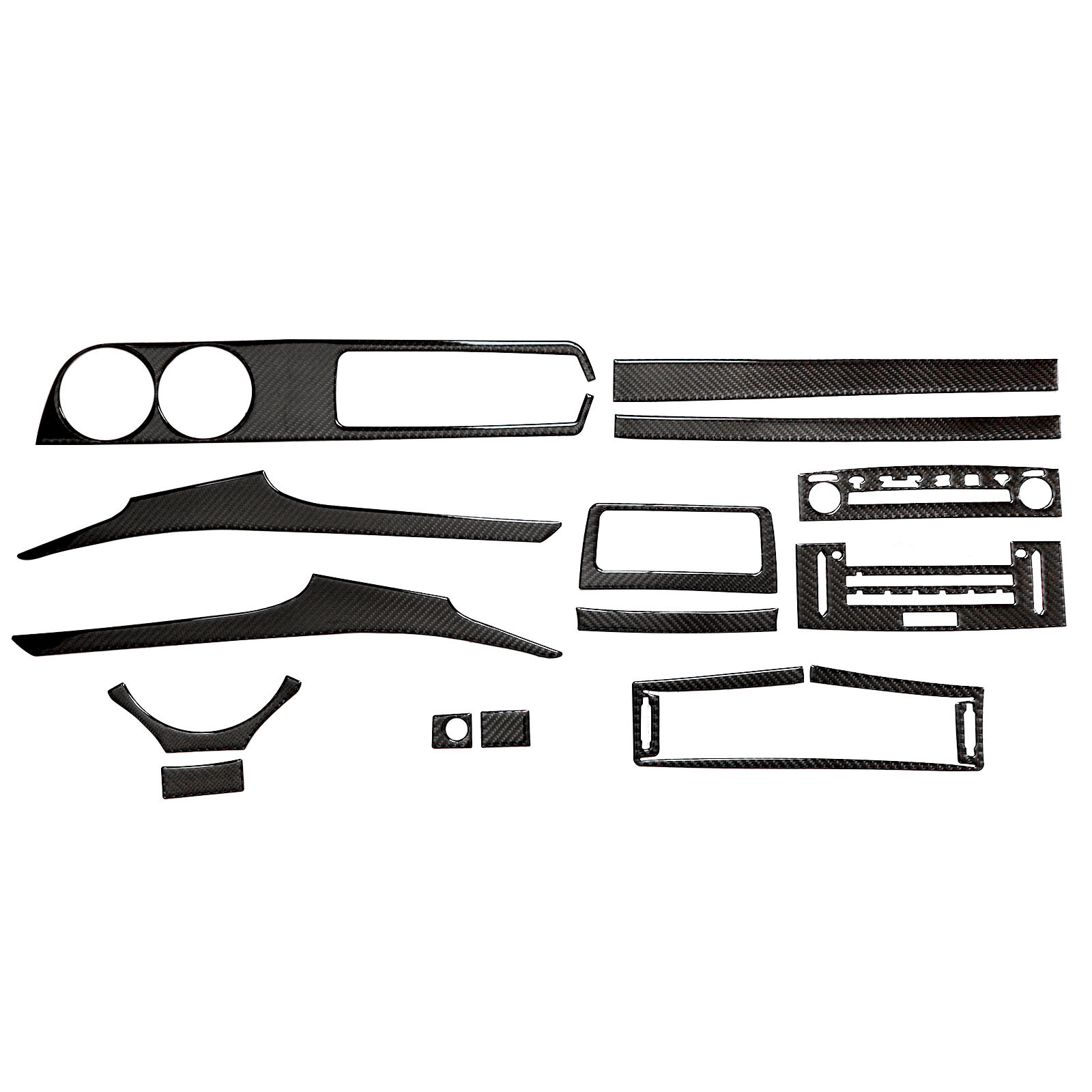 14Pcs Fit LEXUS IS250 IS350 13-17 Carbon Fiber Interior Full Kit Cover ...