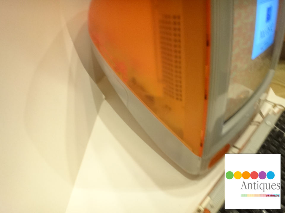Vintage Apple iMac Tangerine Orange PowerPC G3 266Mhz 512MB RAM 130GB ...