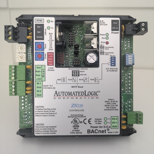 Automated Logic ZN220 Zone Controller BACnet MS/TP Discontinued ALC | eBay