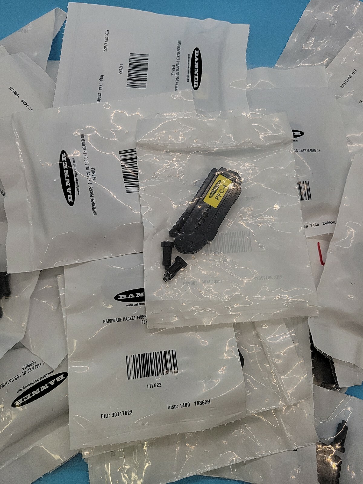 Lot of 50 Banner 11762 Hardware Packet Fiber 20 ml For Unthreaded ...