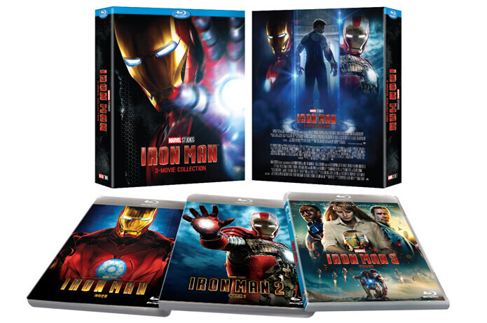 Iron Man - 3 Movie Collection - BLU-RAY Trilogy Box Set | eBay