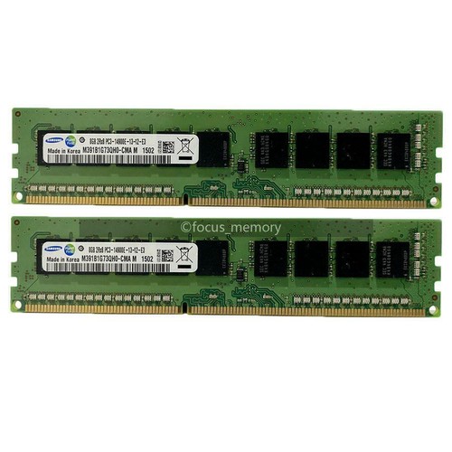 Samsung PC3-14900E 1866 MHz 16 GB (2x 8 GB) DDR3 ECC Unbuffered UDIMM ...