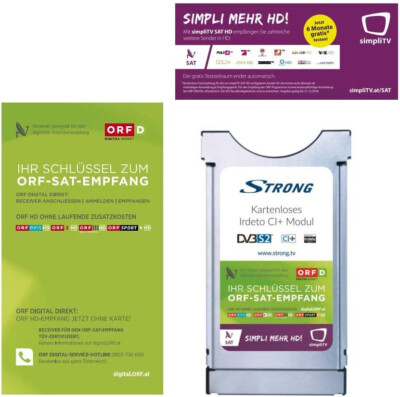 ORF Digital HD / CI+ Modul / Neu und Freigeschaltet für 5 Jahre mit ...
