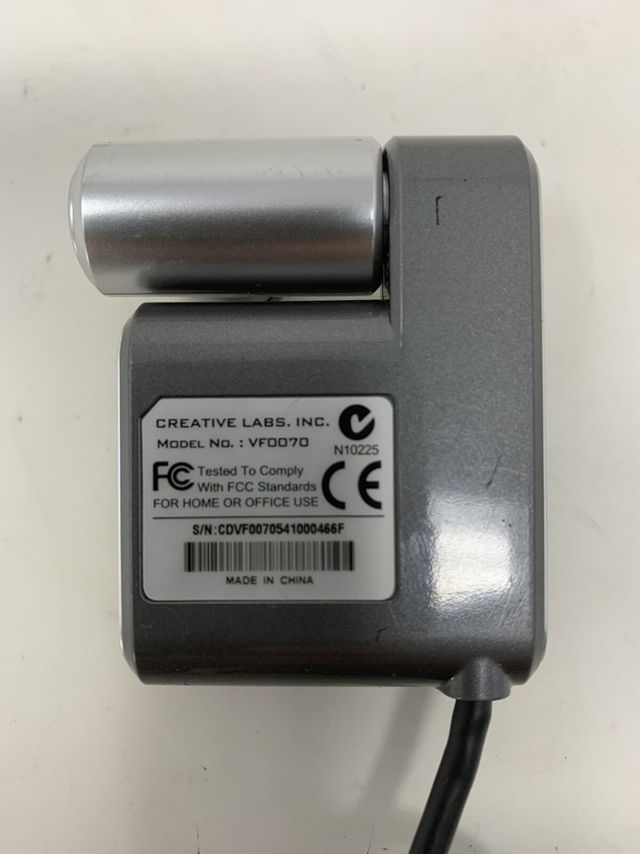 Creative Labs USB Webcam Model VF0070 | eBay