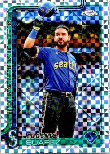 Eugenio Suarez X- Fractor FREE SHIPPING 2025 Topps Chrome Update USC125 ...