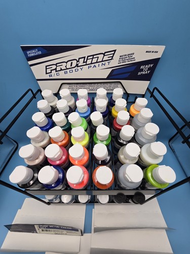 Discontinued Pro-Line Store Display RC Body Airbrush Paint Lot Spaz ...