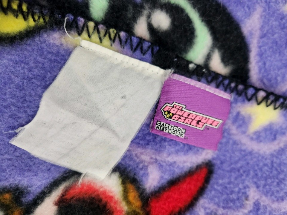 Vintage PowerPuff Girls Official Cartoon Network Throw Blanket 2001 ...