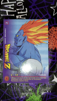 Carte Dragon Ball Z Fighting Cards n° 71 Dbz Panini Android c 13 cyborg ...