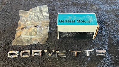 Corvette rear letter set - 1974-75 - NOS GM # 6260519 | eBay