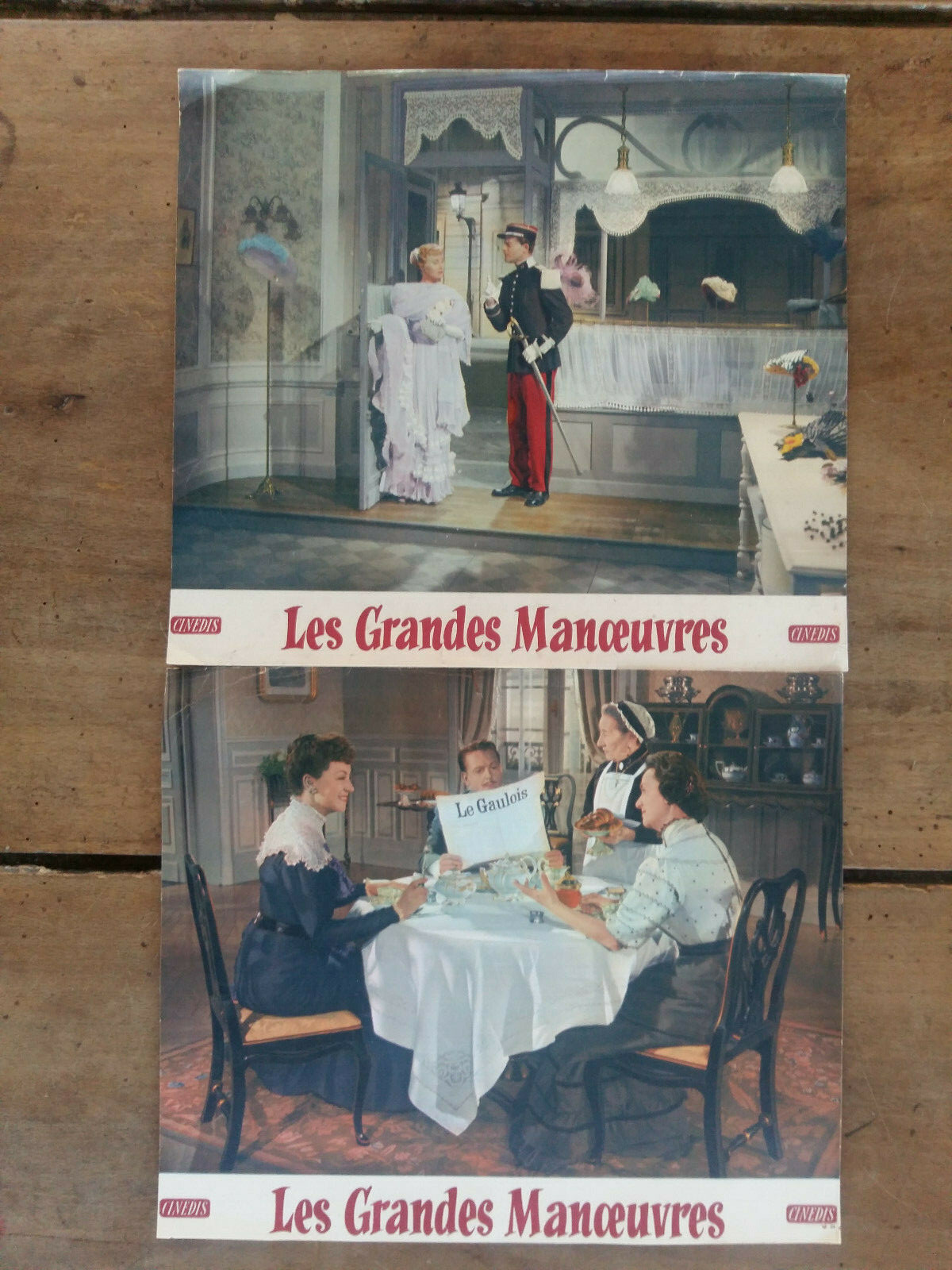 6 Photos Operating The Large Manoeuvers Rene Light Gerard Philippe M ...