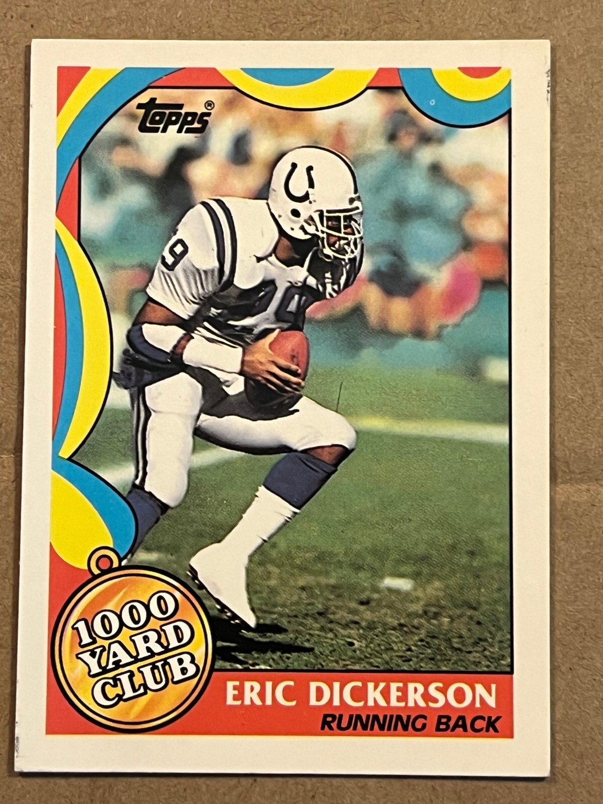 1989 TOPPS - 1000 YARD CLUB - ERIC DICKERSON COLTS #1 | eBay