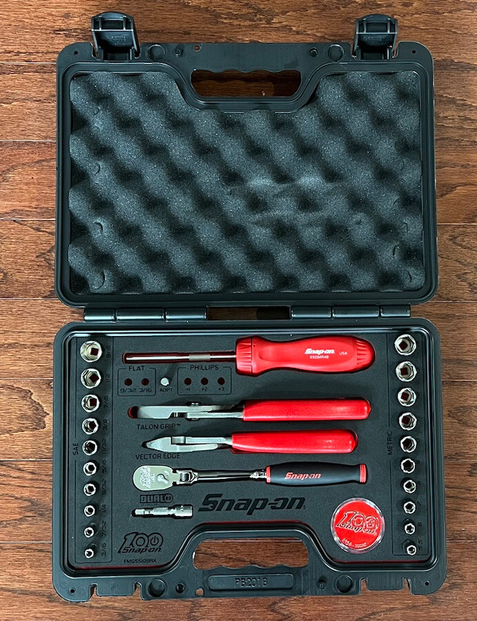 Rare SnapOn 31 pc 1/4 Drive 100th Anniversary Limited Edition Tool set ...