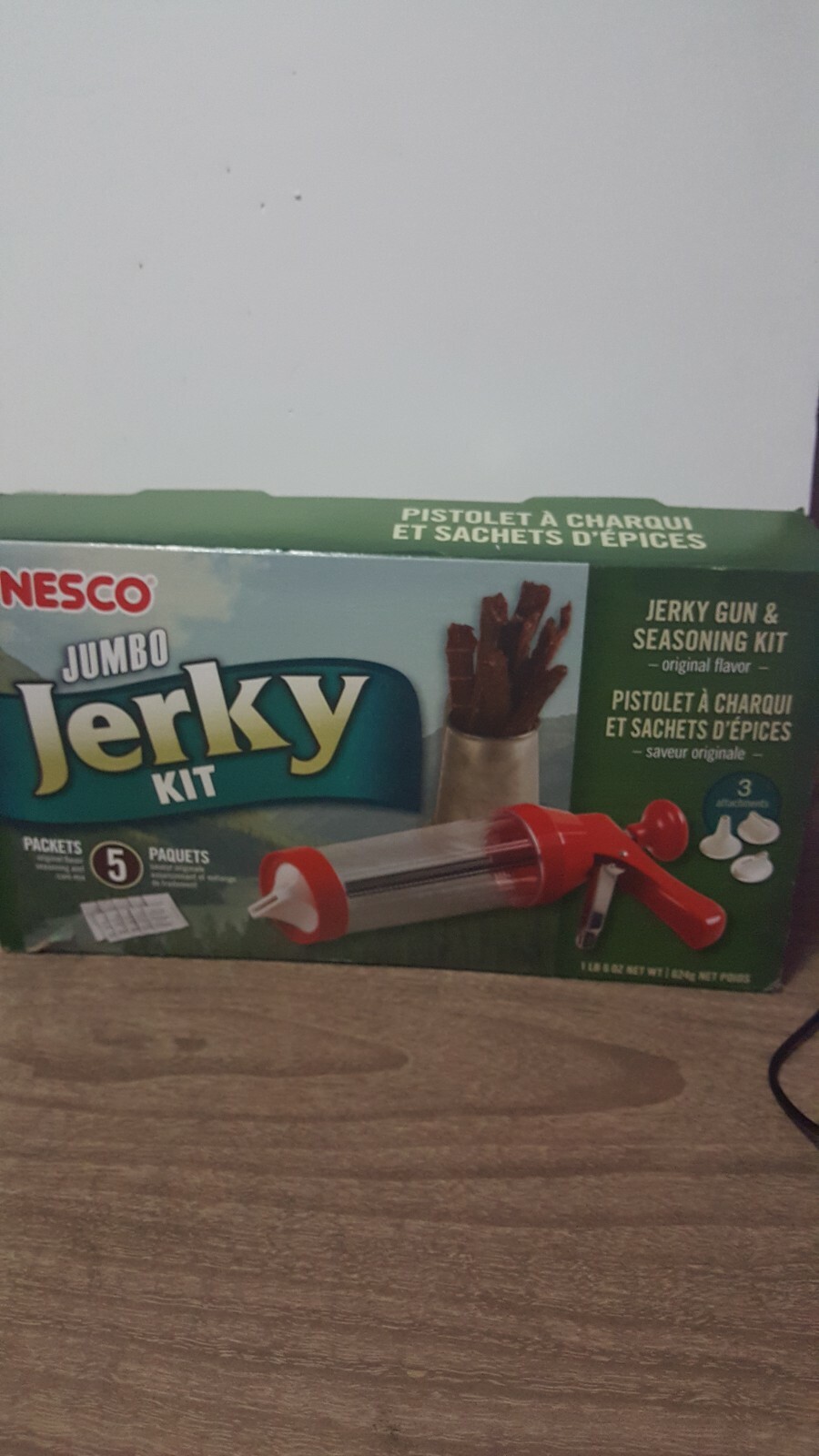 Nesco Jumbo Jerky Kit Jerky Gun & 3 Attachments | eBay