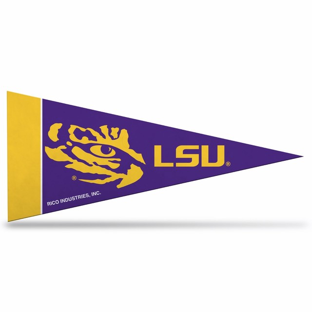6 LSU Tigers Mini Pennants. . Felt. 4" x 9" #106 | eBay
