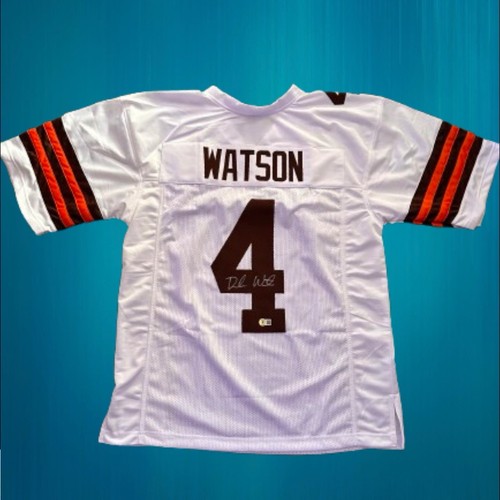 Deshaun Watson Cleveland Browns Autographed Signed Jersey Beckett ...