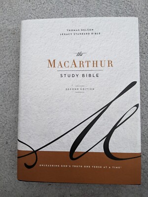 MacArthur Study Bible [Second Edition, Blue] Hardcover Thomas Nelson ...