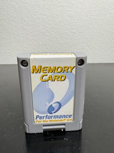 InterAct Performance Gray Memory Card W0901 (Nintendo 64) L | eBay