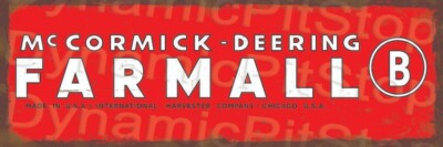 McCormick Deering Farmall Rustic Tin Sign Farming Australian made ...
