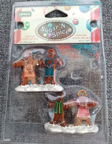 LEMAX Christmas Sugar 'N Spice Village Jingle Bell Shuffle Gingerbread ...
