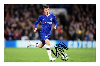 Mason Mount Signed A4 Autograph Photo Print Chelsea FC | eBay