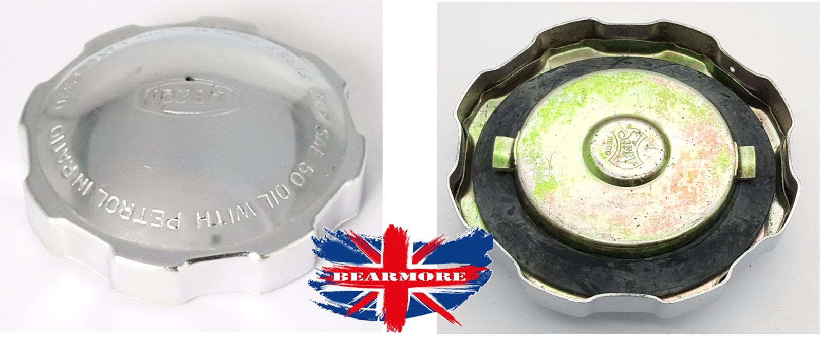 CHROME PLATED PETROL FUEL DIESEL TANK FILLER CAP LID JAWA YEZDI ...