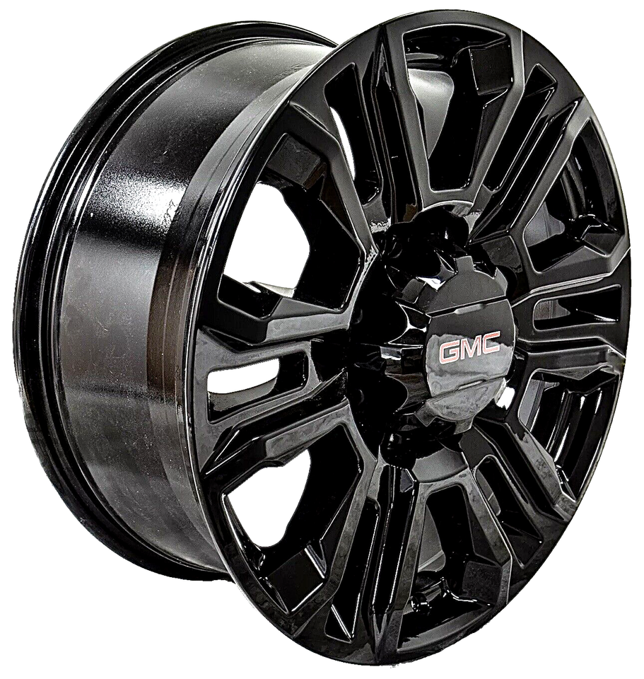 2011-2025 GMC Sierra AT4 2500 3500 20" Black OE 5957 Replica Wheels ...