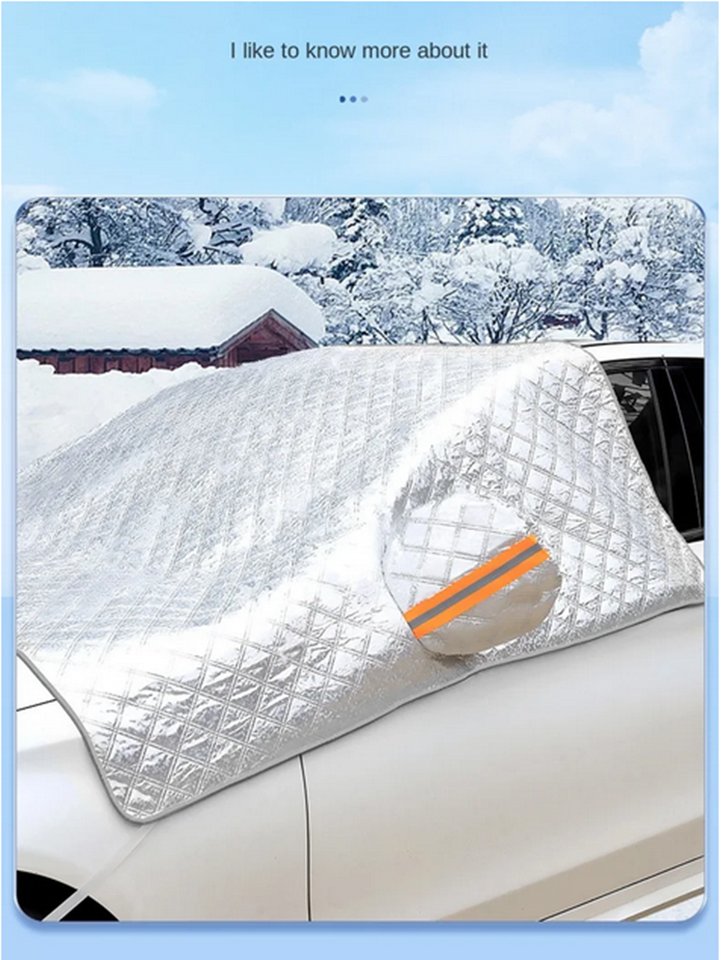 Magnetic Car Front Windscreen Cover Sun Shade Shield Ice Snow Frost ...