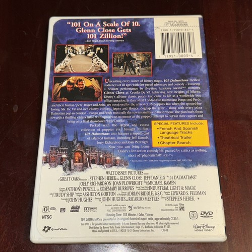 101 Dalmatians (DVD, 1998) for sale online | eBay