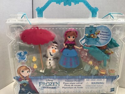 Disney Princess Little Kingdom Frozen Playset Anna Olaf Summer Picnic ...
