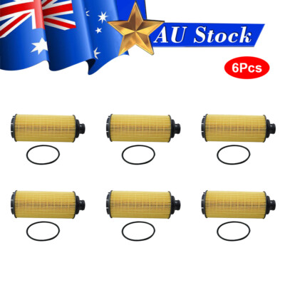 6* Oil Filter FOR Holden 12636838/Ryco R2734P - Colorado 2012 Onward ...