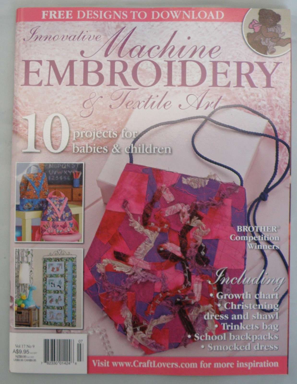 Machine Embroidery & Textile Art Magazine Vol 17 No 9 - 25% Bulk ...