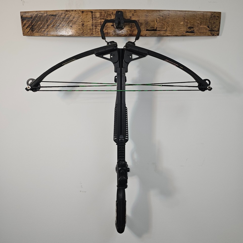 Horizontal Crossbow/ Bow Wall Mount Whiskey Stave | eBay