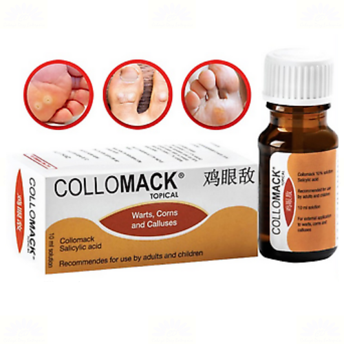1 X Collomack Topical 10ml Painless Remover Plantar Warts Corns ...