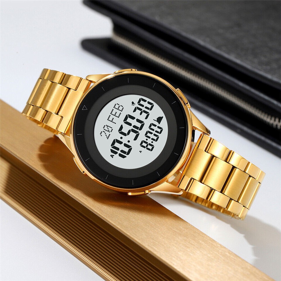 SKMEI Men Watch Muslim Prayer Wristwatch Qibla Time Reminder Male ...