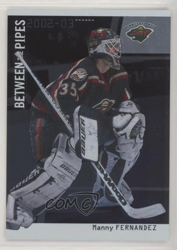 2002-03 ITG Be A Player Between the Pipes Silver /100 Manny Fernandez ...