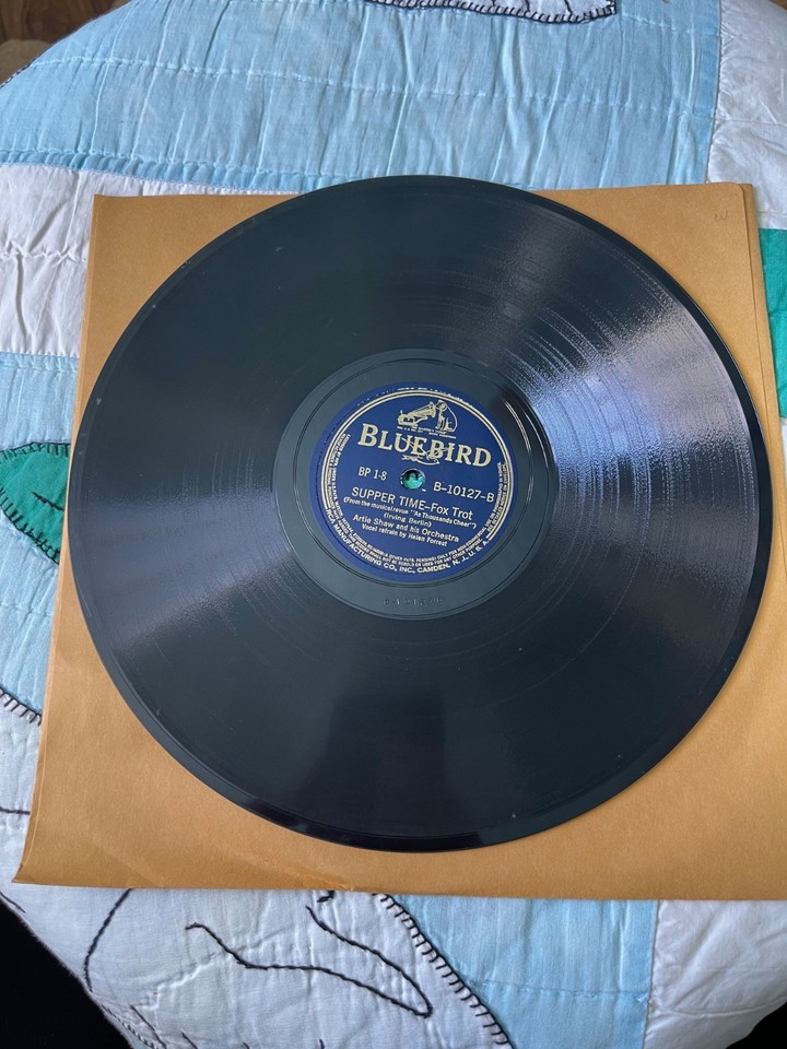 s5 BLUEBIRD Record 78 rpm 10127 Artie Shaw ZIGEUNER / SUPPER TIME | eBay