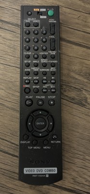 GENUINE Sony RMT-V504A Remote Control DVD VCR Combo SLV-D281P SLV-D380P ...