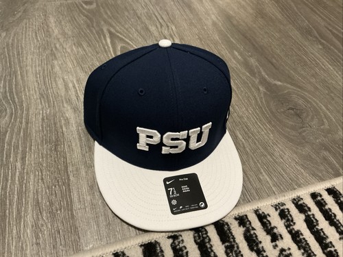 Nike Penn State Nittany Lions Hat Pro Cap Adult Size 7 1/2 Blue/White ...