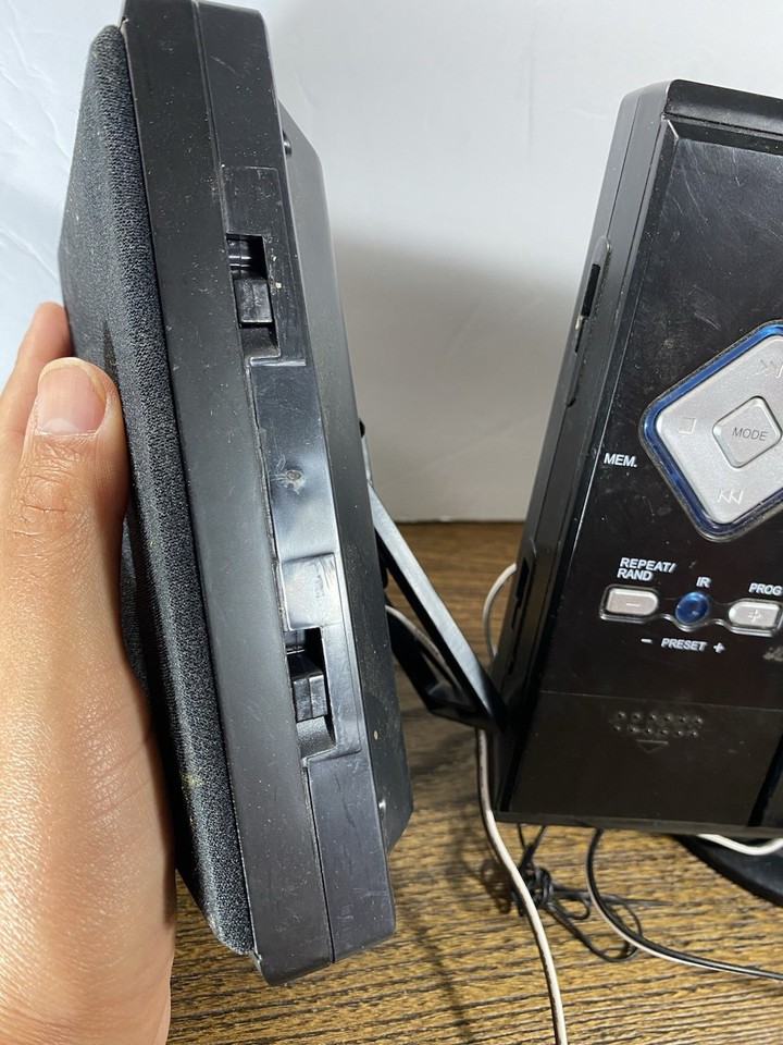 Jensen JMC-180 wall mountable CD AM-FM stereo Power Cord Antenna ...