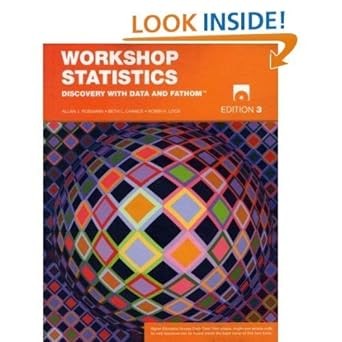 Workshop Statistics Discovery with Data and Fathom [Workshop statistics ...