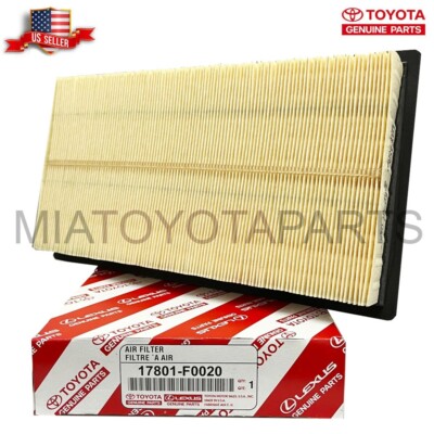 OEM Genuine Toyota Camry Hybrid Corolla Engine Air Filter 17801-F0020 ...