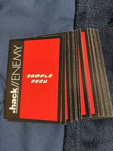 Stack of 40x .hack ENEMY Trading Card Game TCG Sample Deck Cards | eBay