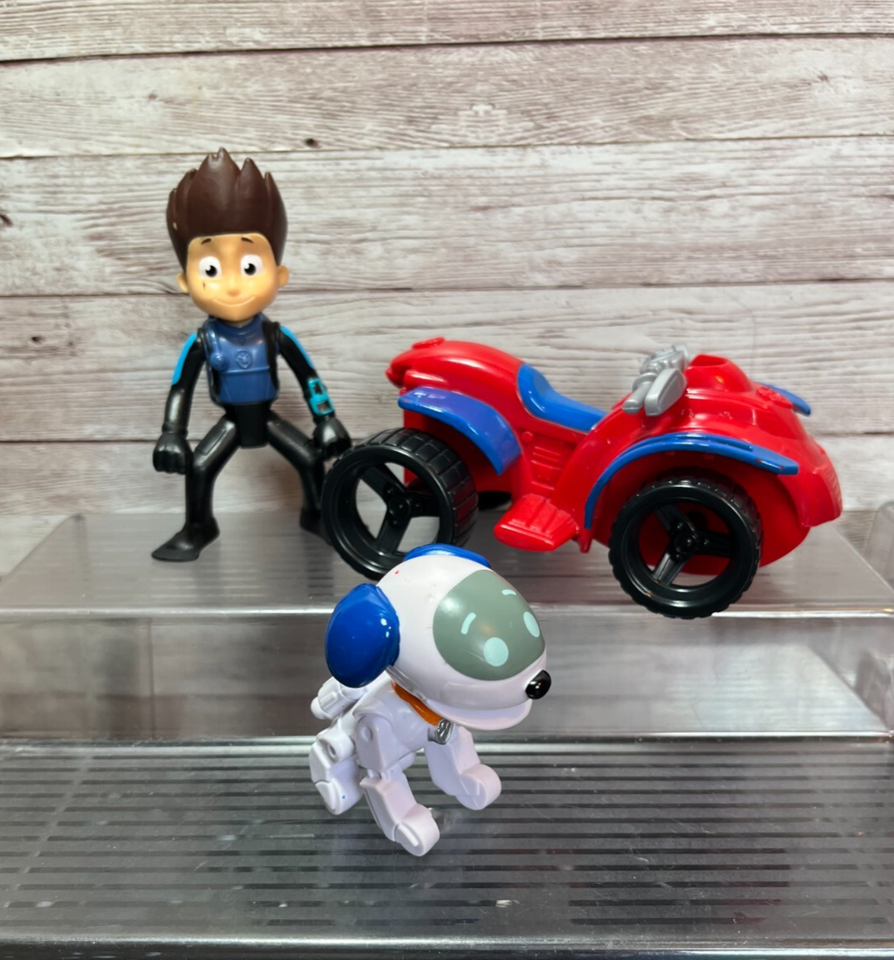 PAW PATROL Ryder Sea Patroller Scuba Diver Boy & Robo Dog Figure Blue ...