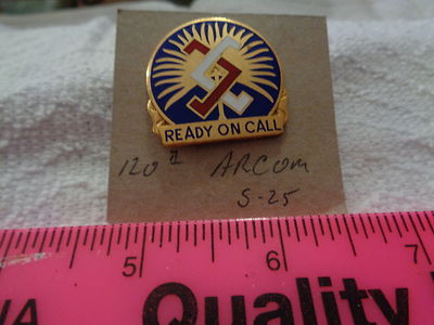 120th Army Reserve Command S-25 Unit Crest, DI, DUI (DRAW#W9) | eBay