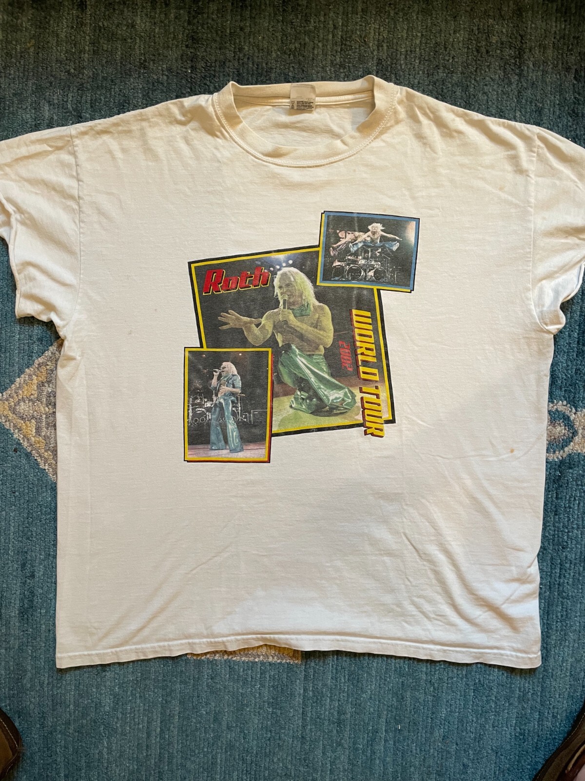 Vintage Van Halen David Lee Roth 2002 World Tour Conc… - Gem