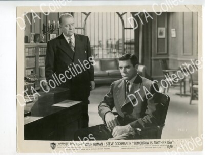 TOMORROW IS ANOTHER DAY-8X10 STILL-1951-FILM NOIR-STEVE COCHRAN-HARRY ...